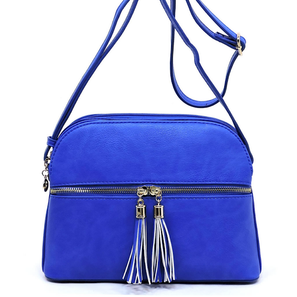 Royal Blue Multi Compartment Crossbody Purse – MeAndMommysCloset